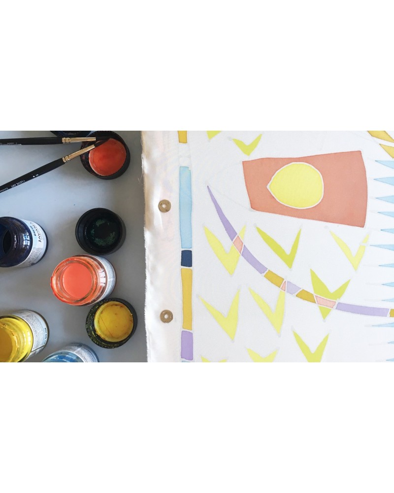 Atelier peinture sur soie avec Sokina Guillemot