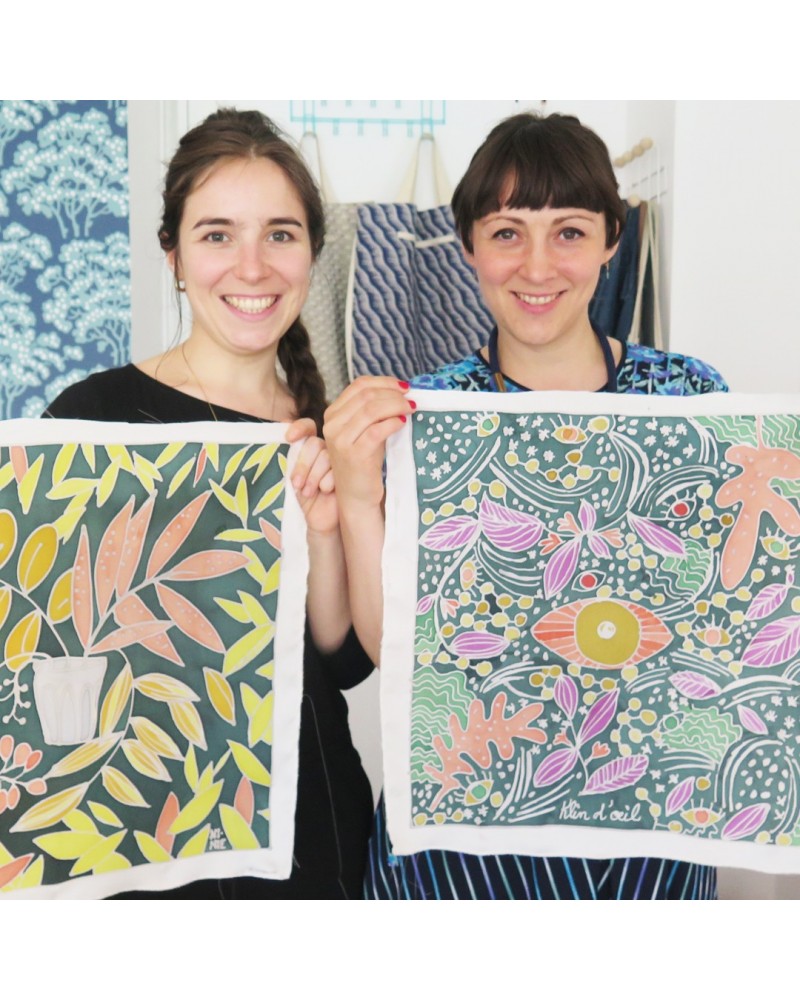 Atelier peinture sur soie avec Sokina Guillemot